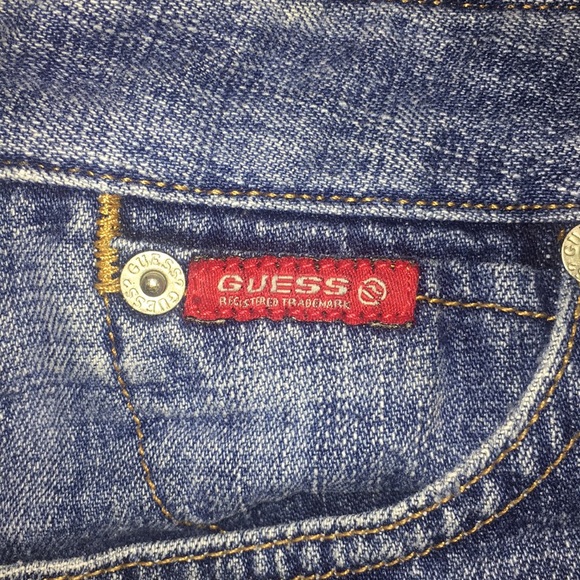 Guess | Skirts | Denim Guess Mini Skirt | Poshmark